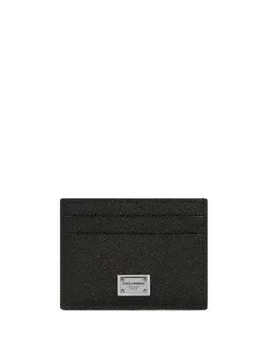 Dolce & Gabbana Card Holder With Logo - Black