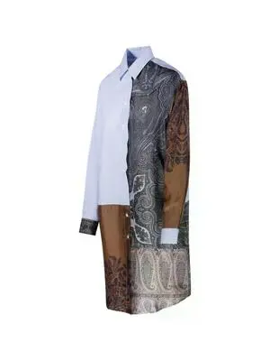 PIERRE-LOUIS MASCIA Alomhi Paisley Striped Shirt