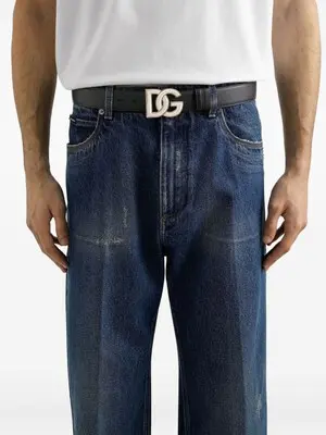 Dolce & Gabbana Belt With Logo Buckle