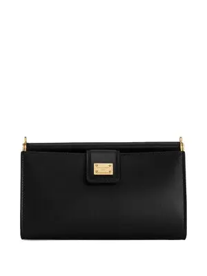 Dolce & Gabbana Leather Phone Bag - Black