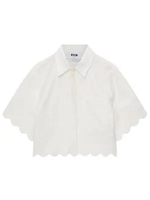 MSGM Cropped Shirt