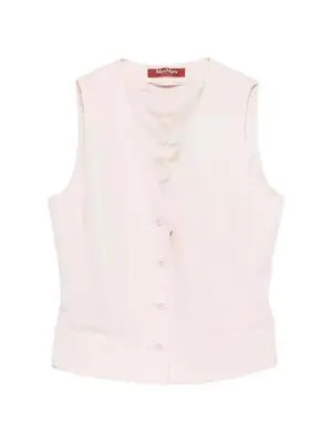 Max Mara Button Detailed Vests For Women
