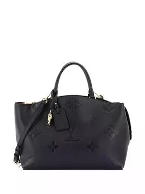 LOUIS VUITTON Grand Palais Handbag Monogram Empreinte Giant Shoulder Bag - Black