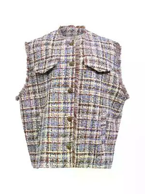 Ba&sh Toba Tweed Gilet