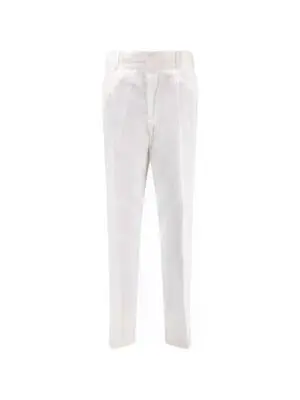 Brunello Cucinelli Buttoned Pleated Trousers