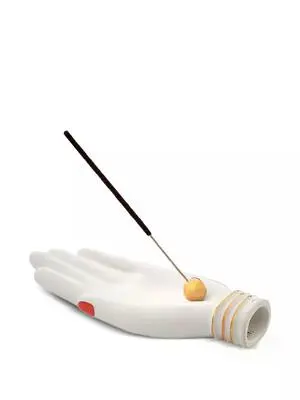 BITOSSI HOME Hand Golden-trim Icense Holder - White