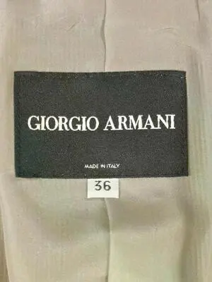 Giorgio Armani Striped Single-breasted Blazer