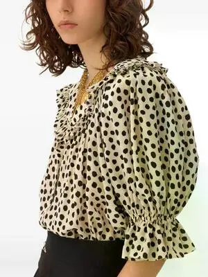 Chloé Polka-dot Blouse