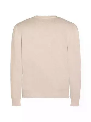 LARDINI Textured Crew Neck Sweater