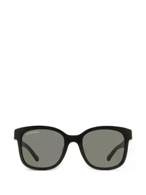 Balenciaga Alternative Fit Square-frame Sunglasses - Black