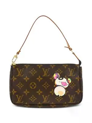LOUIS VUITTON X Takashi Murakami Panda Pochette - Brown