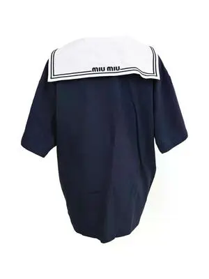 Miu Miu Sailor-collar T-shirt