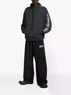Balenciaga Cotton Hoodie - Black
