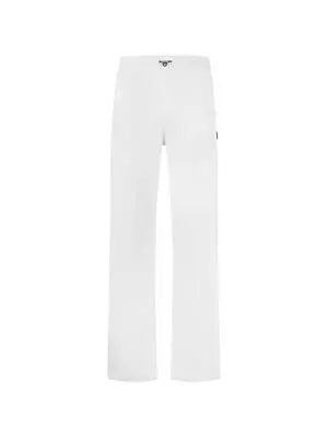 Men's Philipp Plein White Pants