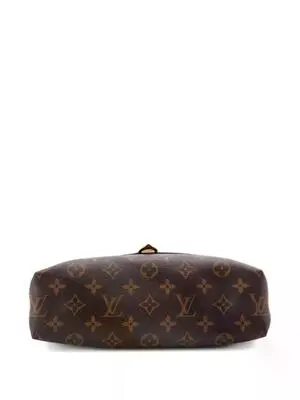 LOUIS VUITTON Saint Placide Handbag Monogram Canvas And Leather Shoulder Bag - Brown