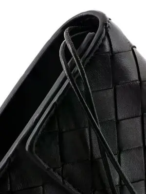 Bottega Veneta Andiamo Top Handle Intrecciato Nappa Long Clutch Bag - Brown