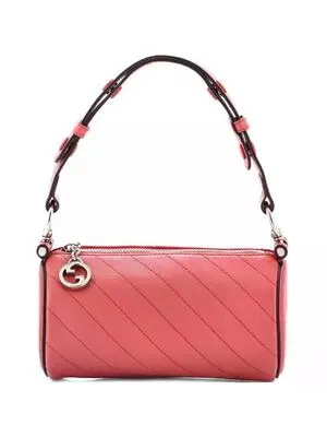 Gucci Blondie Diagonal Quilted Leather Mini Shoulder Bag - Pink
