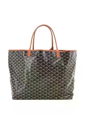 Goyard Saint Louis Reversible Coated Canvas And Printed Canvas Gm Tote Bag - Brown