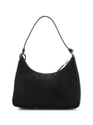 Prada Re-edition 2005 Tessuto Mini Hobo Bag - Black