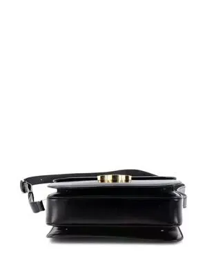 Celine Triomphe Medium Shoulder Bag - Black