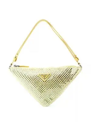 Prada Triangle Shoulder Bag - Yellow