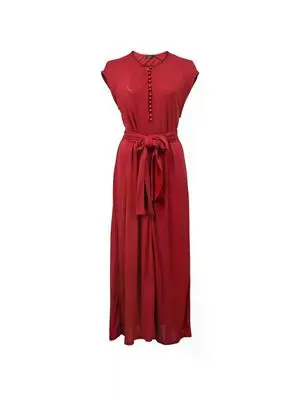 JOSEPH Button-fastening Midi Dress