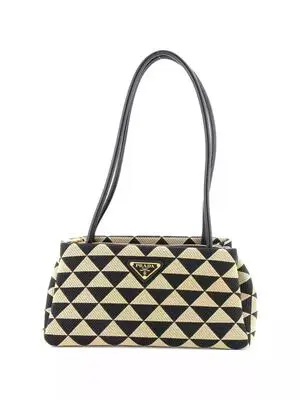 Prada Symbole Jacquard Shoulder Bag