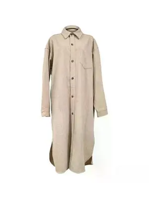 THE FRANKIE SHOP Button-fastening Long Coat - Neutrals