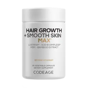 CODEAGE Hair Growth & Smooth Skin Vitamins With Biotin & Msm - One-color