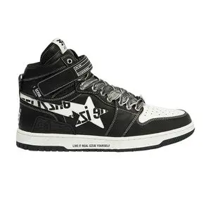 A BATHING APE Izzue X Bapesta Mid Sneakers