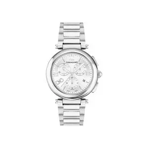 FERRAGAMO Legacy Chronograph Stainless Steel Watch - Silver