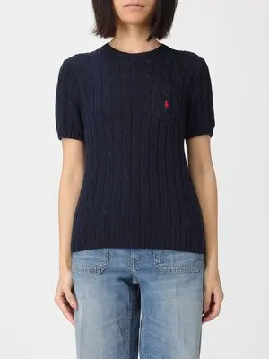 Women's Short Sleeve Polo Sweaters