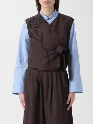 Liviana Conti Waistcoat - Brown