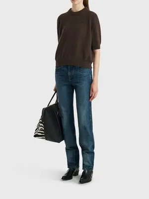 Khaite High-rise Straight Leg Jeans