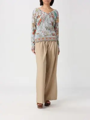 Etro Printed Long Sleeve Sweater