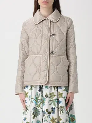 FAY Quilted Down Jacket In Technical Fabric - Silver