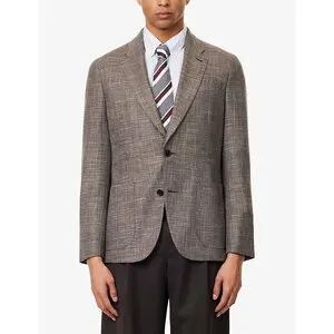 Paul Smith Regular-fit Notch-lapels Stretch-wool Blend Blazer