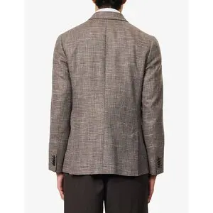Paul Smith Regular-fit Notch-lapels Stretch-wool Blend Blazer