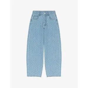 Maje Textured Balloon Denim Jeans