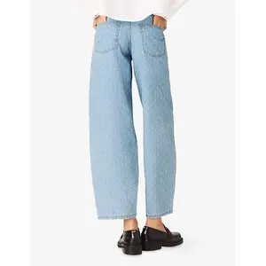 Maje Textured Balloon Denim Jeans