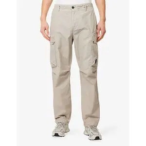 C.P. COMPANY Microreps Cotton Trousers With Drawstring Cuffs