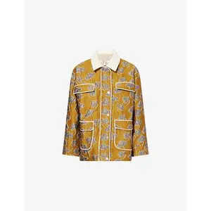 SISTER JANE Honey Jacquard Woven Jacket