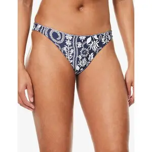 Agua Bendita Ilu Floral-print Reversible Bikini Bottoms - Multicolor