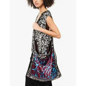 Dries Van Noten Pattern Woven Shoulder Bag