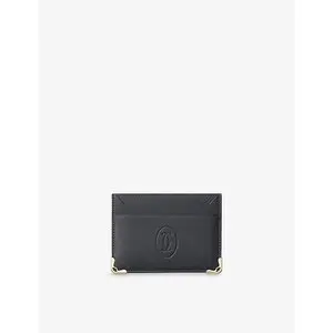CARTIER Must De Leather Card Holder - Grey