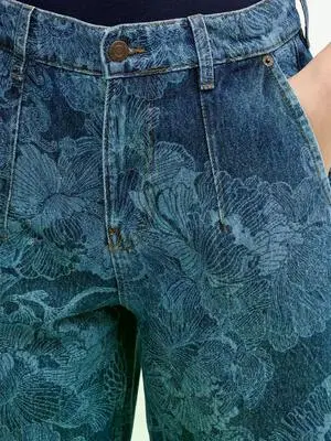 Sisley Floral Pattern Jeans