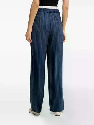 Sisley Pinstripe Wide Leg Trousers