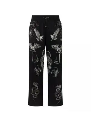 Philipp Plein Eagle-motif Drawstring Track Pants