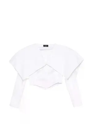 A.W.A.K.E. Mode V-neck Jacket - White