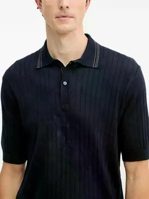 Paul & Shark Ribbed Collared Polo Shirt